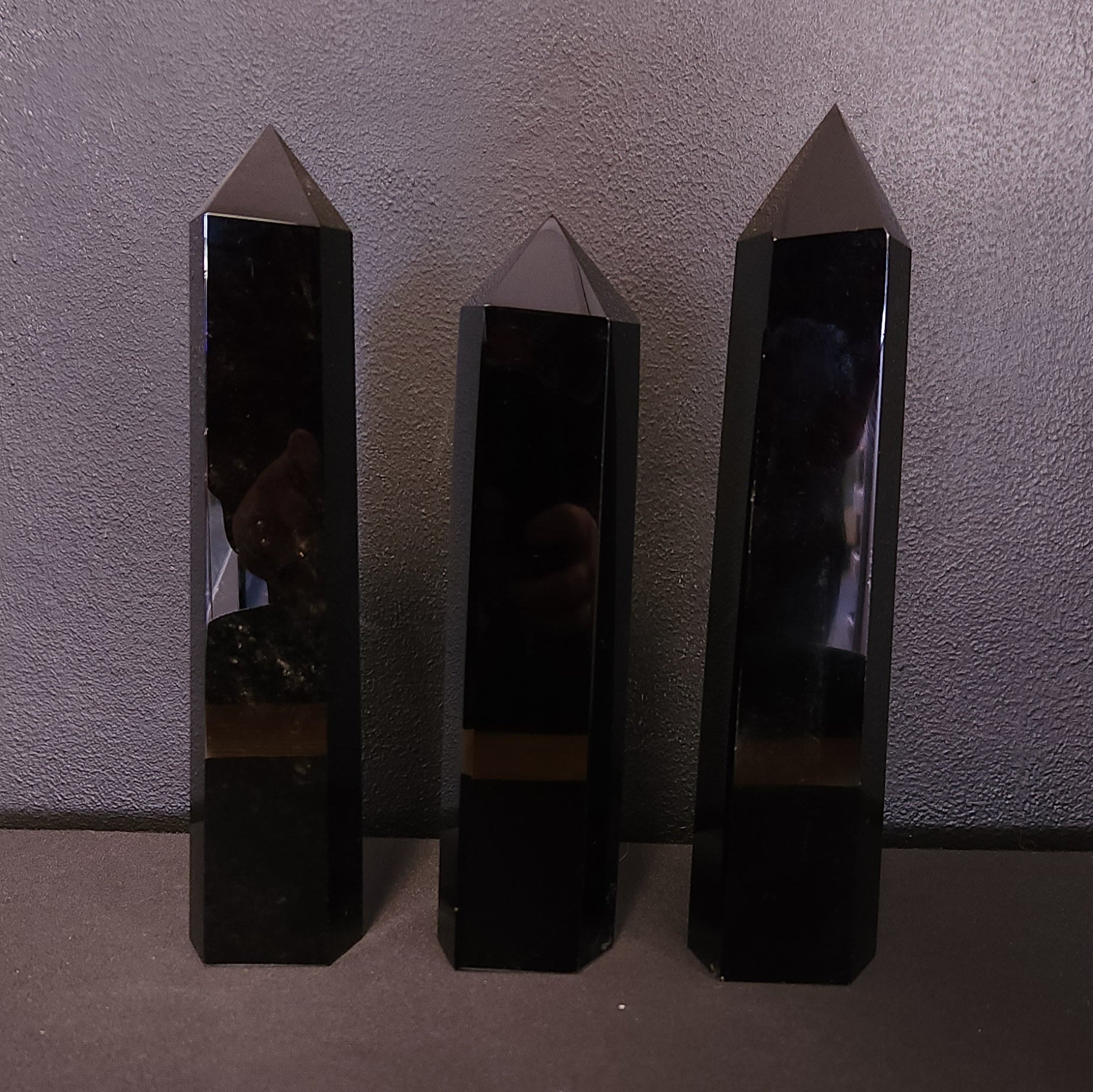 Obsidian Tower (7-9 in.) | "Stone Library, LLC"